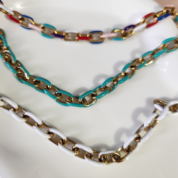 Jewelry | Color Enamel Stainless Steel Bracelet | Poshmark